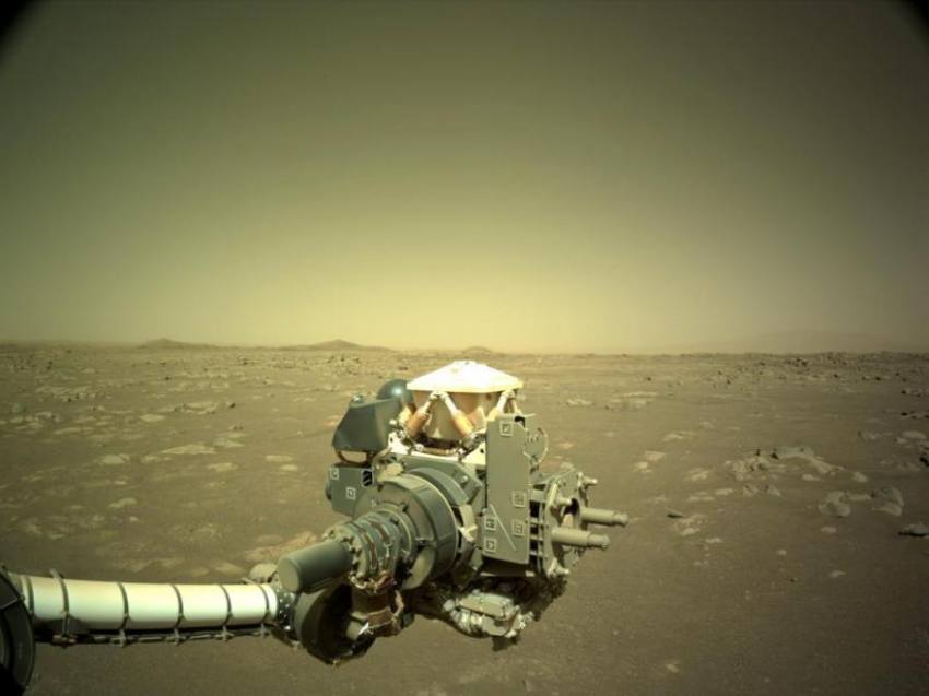 NASA Perseverance rover checks its robotic arm on Mars