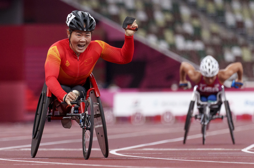 China honors female Paralympians as national role models