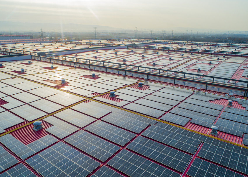 Smart logistics zone realizes carbon neutrality in NW China