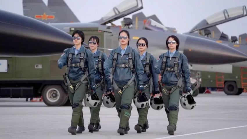 China's female J-11B fighter pilots take first solo flight