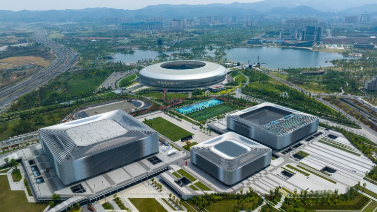 One Park, Three Arenas: A tour of the main venue of Chengdu Universiade