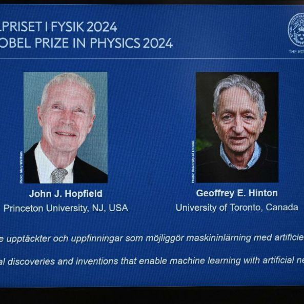 Hopfield, Hinton win 2024 Nobel Prize in Physics