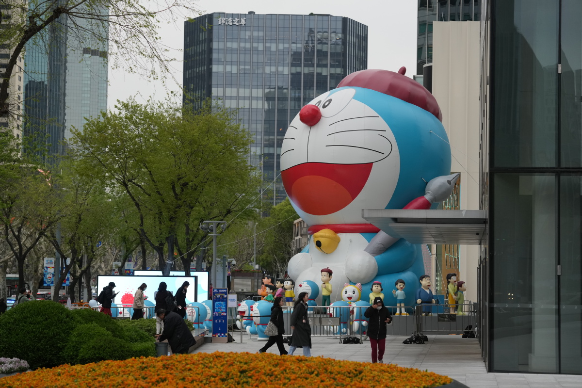 Exhibition offers panoramic view of Doraemon's world