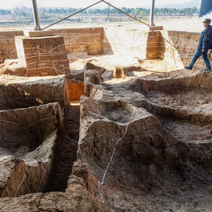 Qujialing relics site in Jingmen, C China's Hubei