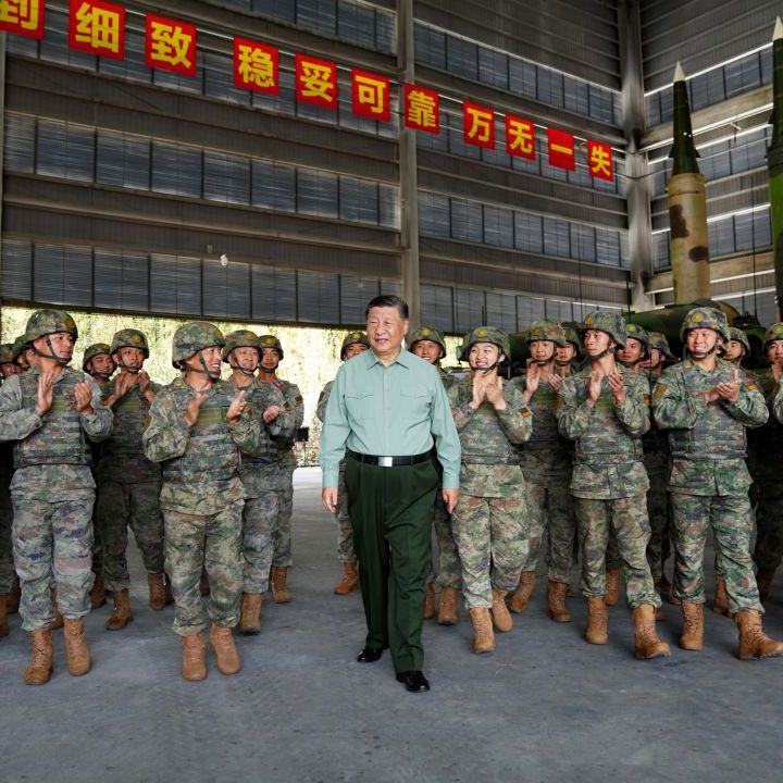 Xi urges strategic missile troops to enhance deterrence, combat ...