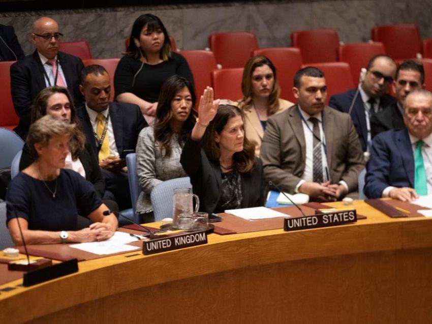 US vetoes UN Security Council draft resolution demanding immediate Gaza ...