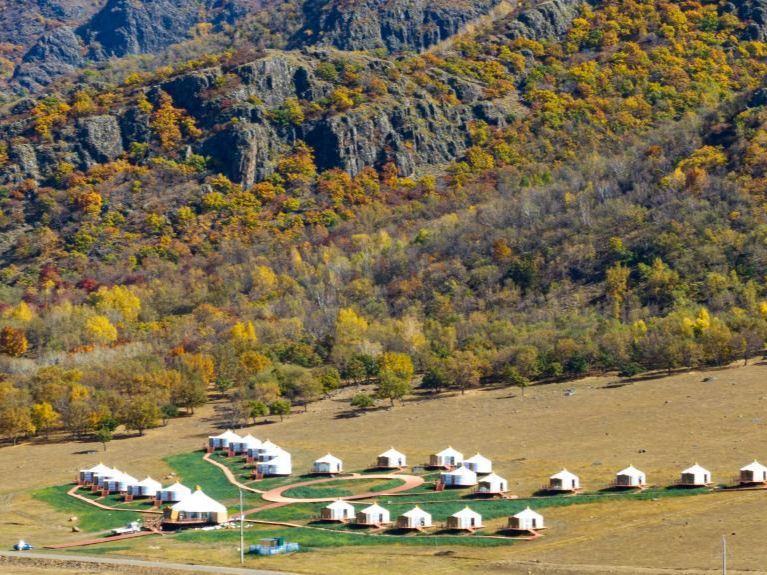 Autumn scenery in Horqin Right Wing Front Banner, N China's Inner Mongolia